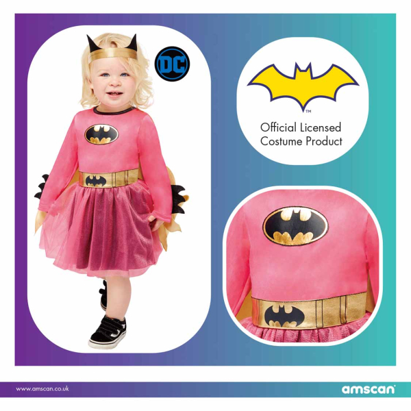 Child Costume Pink Batgirl 6-12 mths : Riethmueller