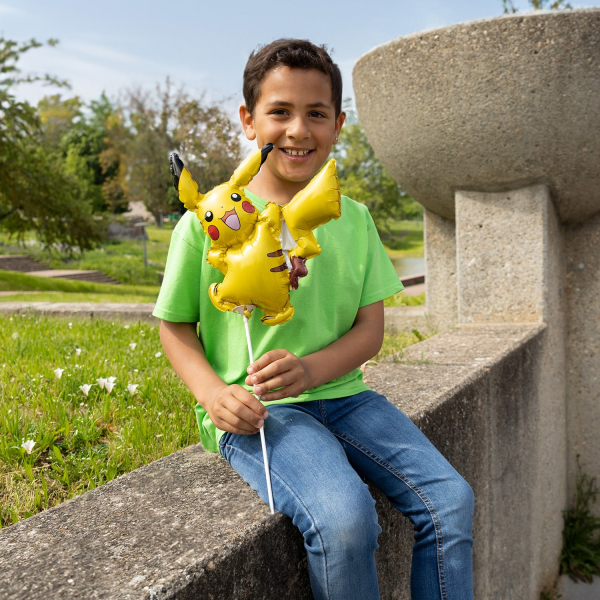 Mini Shape Pikachu Foil Balloon A30 airfilled 30 cm x 30 cm : Riethmueller