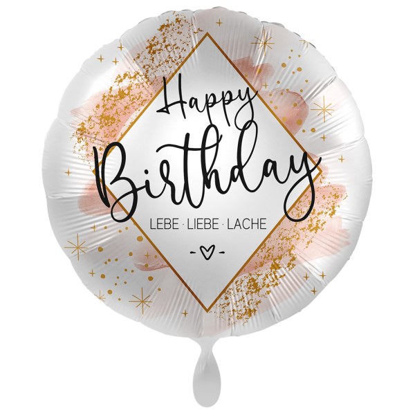 Standard Birthday Smooth Watercolor Foil Balloon PL40 Packaged 45 cm ...