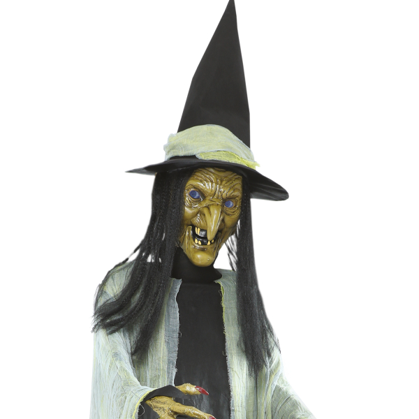 Animatronic XXL Standing Towering Witch 300 cm : Riethmueller